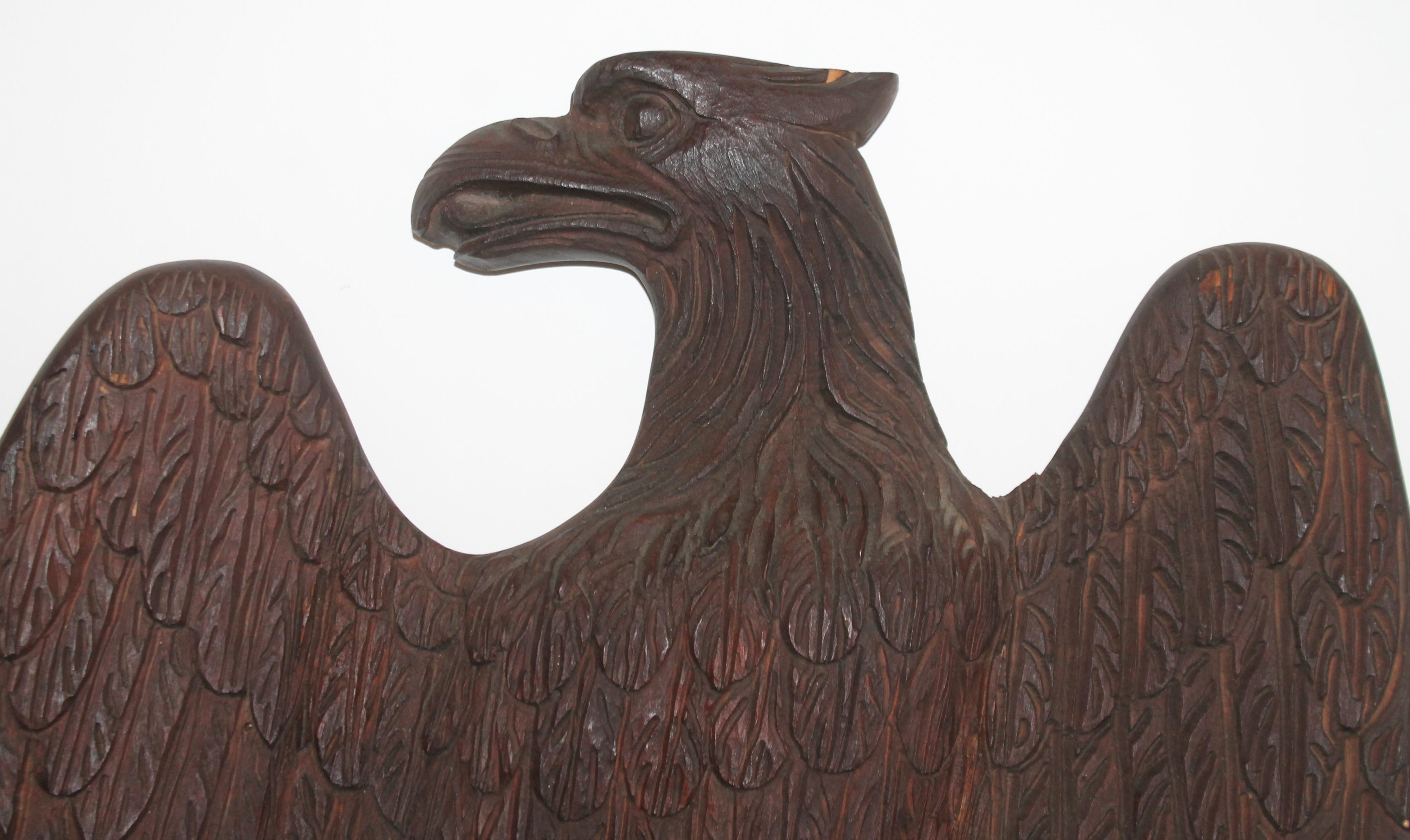 19th Century Hand Carved Wooden Eagle from New England at 1stDibs ...