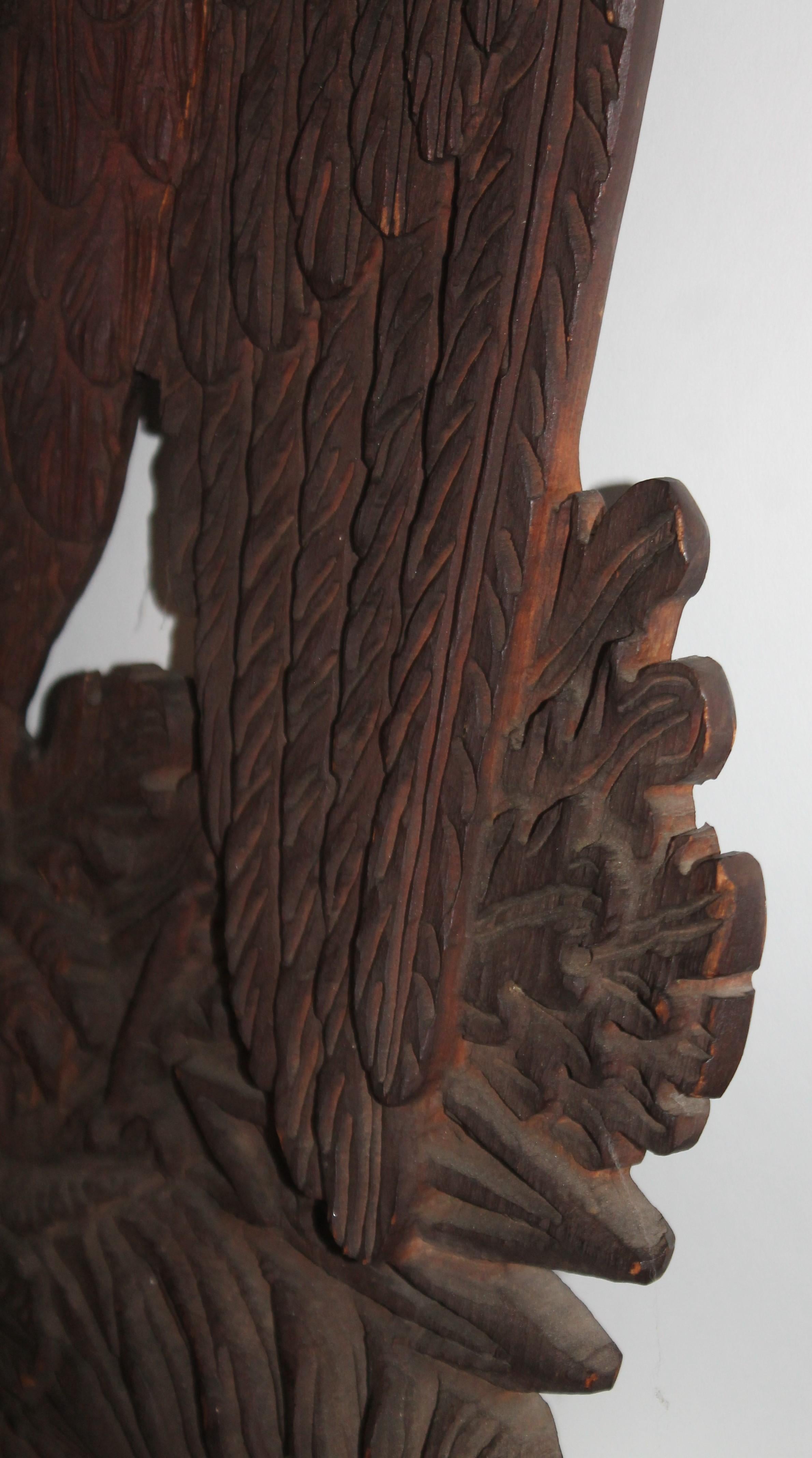 19th Century Hand Carved Wooden Eagle from New England at 1stDibs ...