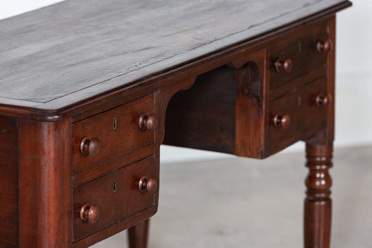 19thC Irish Mahogany Desk at 1stDibs
