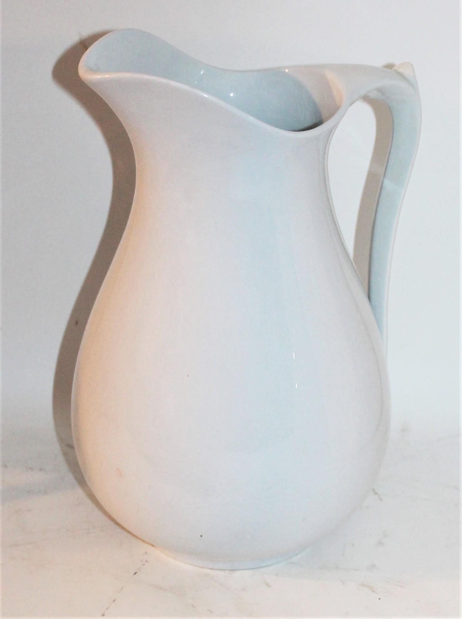 19th Century Iron Stone Water Pitchers, Collection of Four at 1stDibs