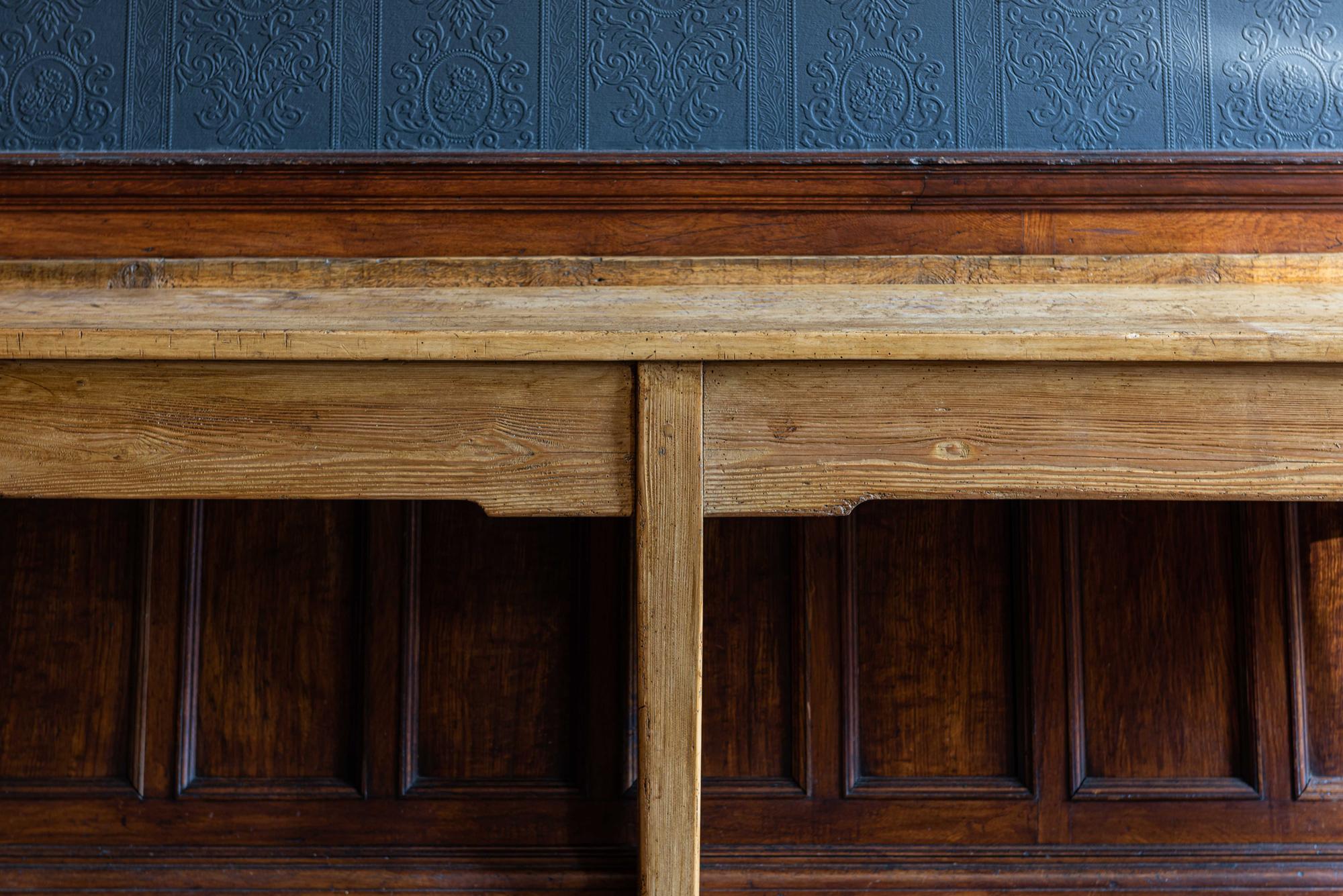 19th Century Large English Butchers Bench Work Table at 1stDibs