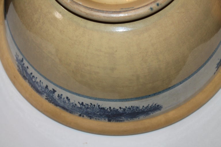 19th Century Mocha Yellow Ware Mixing Bowl, Large For Sale at 1stDibs ...