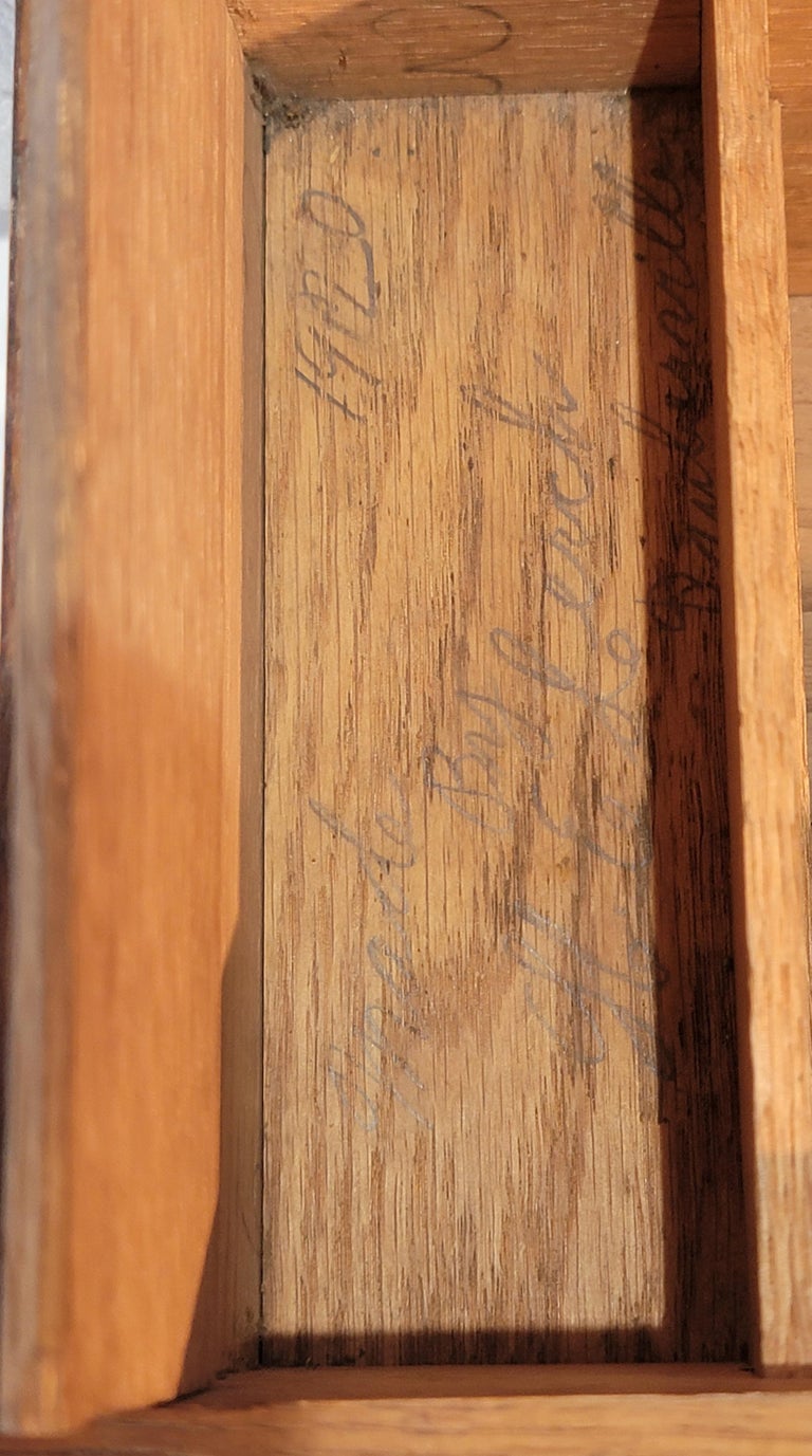 19Thc Original Blue Painted Child's Blanket Chest For Sale at 1stDibs