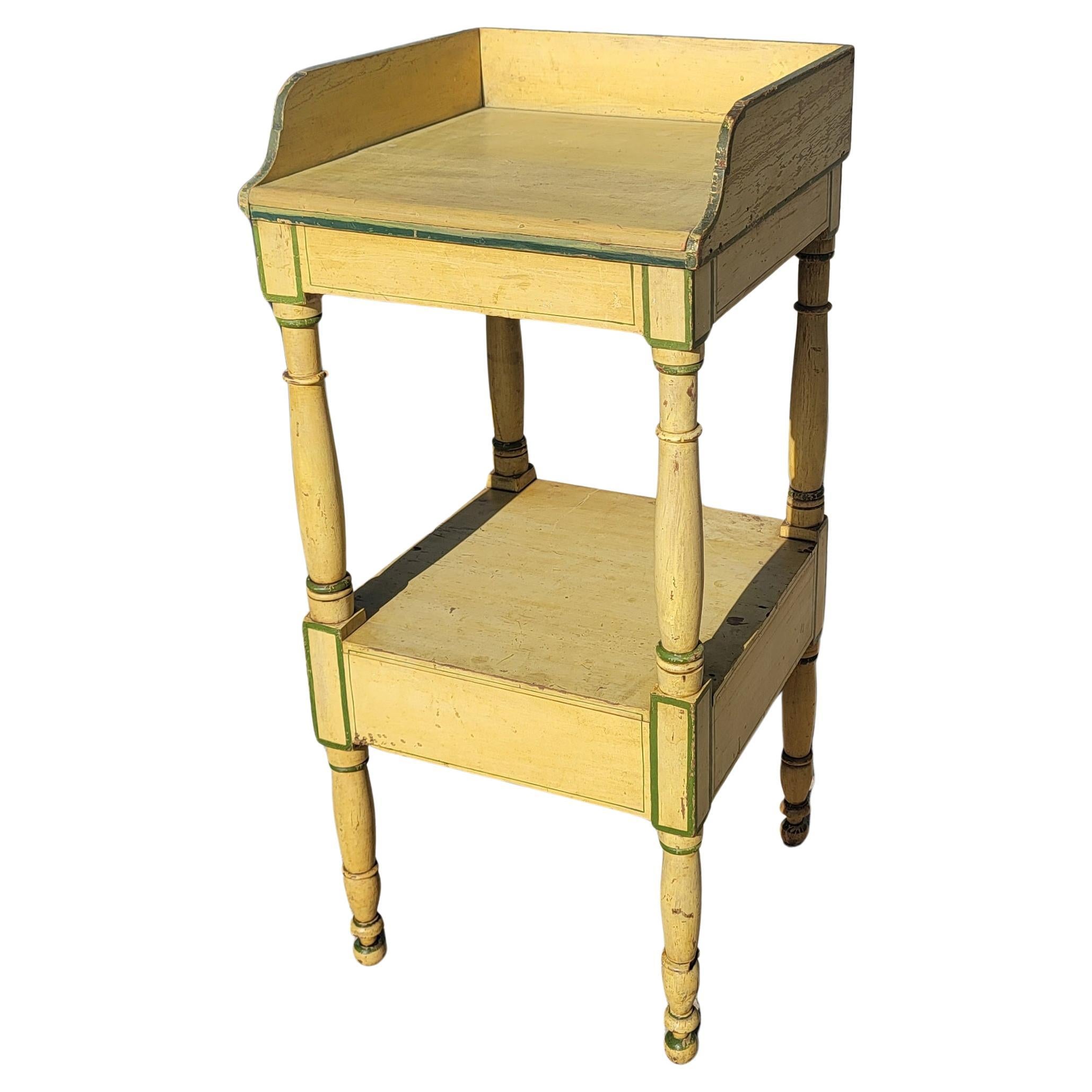 19Thc Cherry Side Table or Night Stand For Sale at 1stDibs