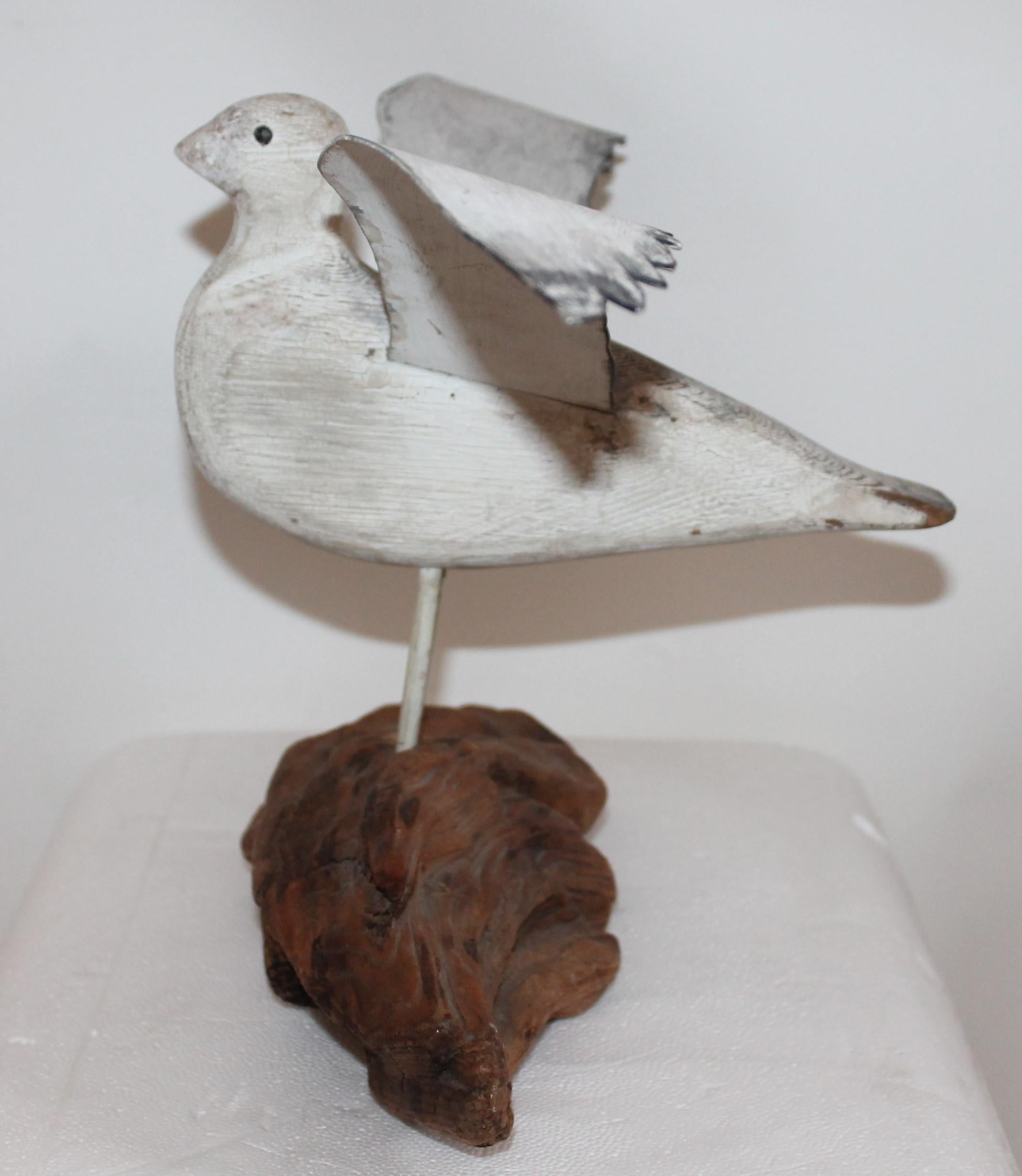 19th Century Original Painted Folk Art Sea Gull at 1stDibs