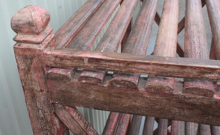 19th Century Painted Bread Rack-Shelf at 1stDibs