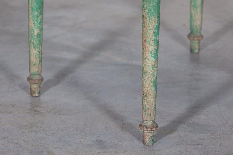 19thC Scandinavian Green Painted Table / Desk For Sale at 1stDibs