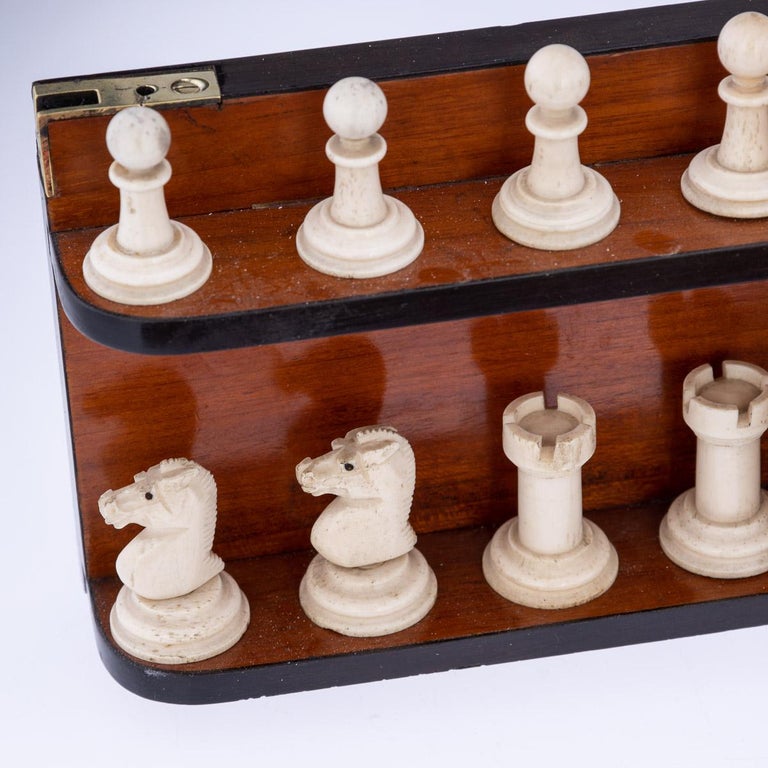 19thC Victorian Burr Walnut Games Compendium, Cards and Board Games, c ...