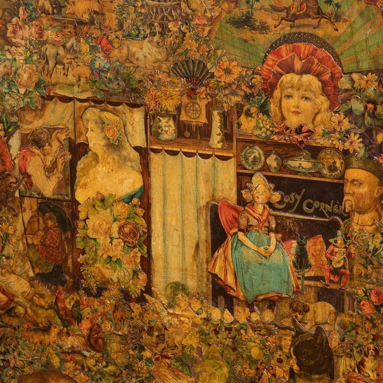 19th Century Victorian Folding Four-Panel Room Divider, circa 1890 at ...