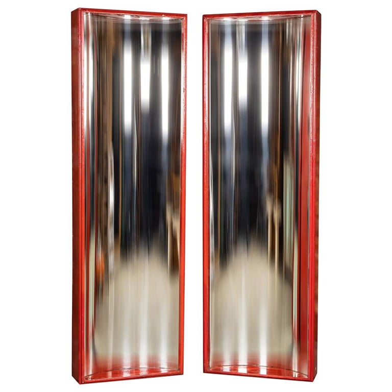 19th Century Victorian Pair of Concave Fairground Mirrors, circa 1890 ...