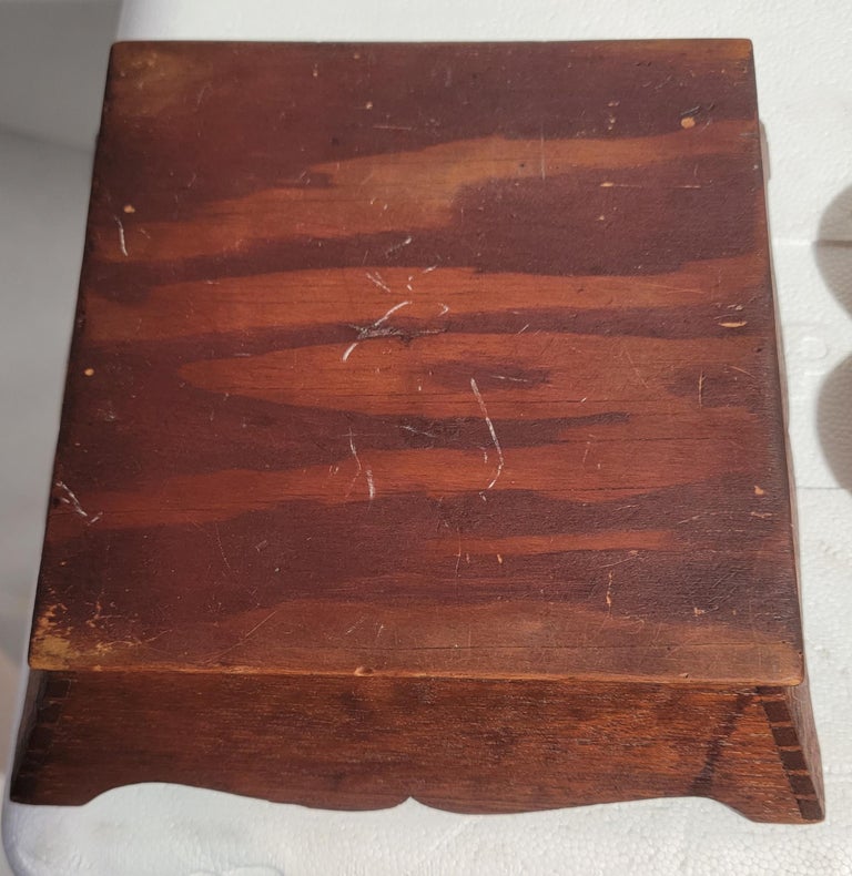 19thc Walnut Apple Tray with Alabaster Apples For Sale at 1stDibs