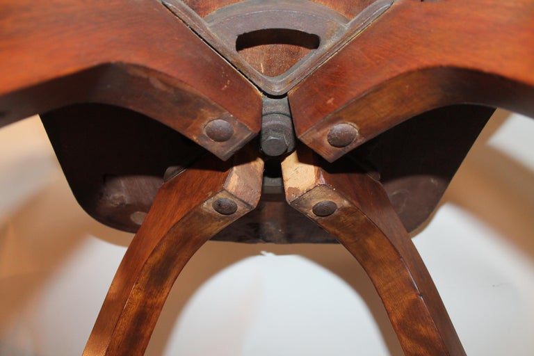 19th Century Walnut Office or Computer Chair For Sale at 1stDibs
