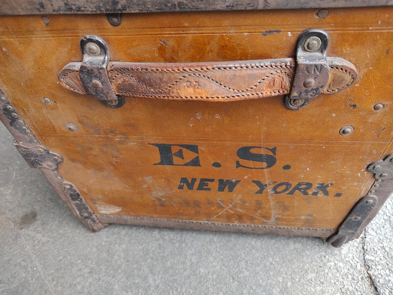 19thC Wooden Travel Box Storage and Cocktail Table Crouch and ...