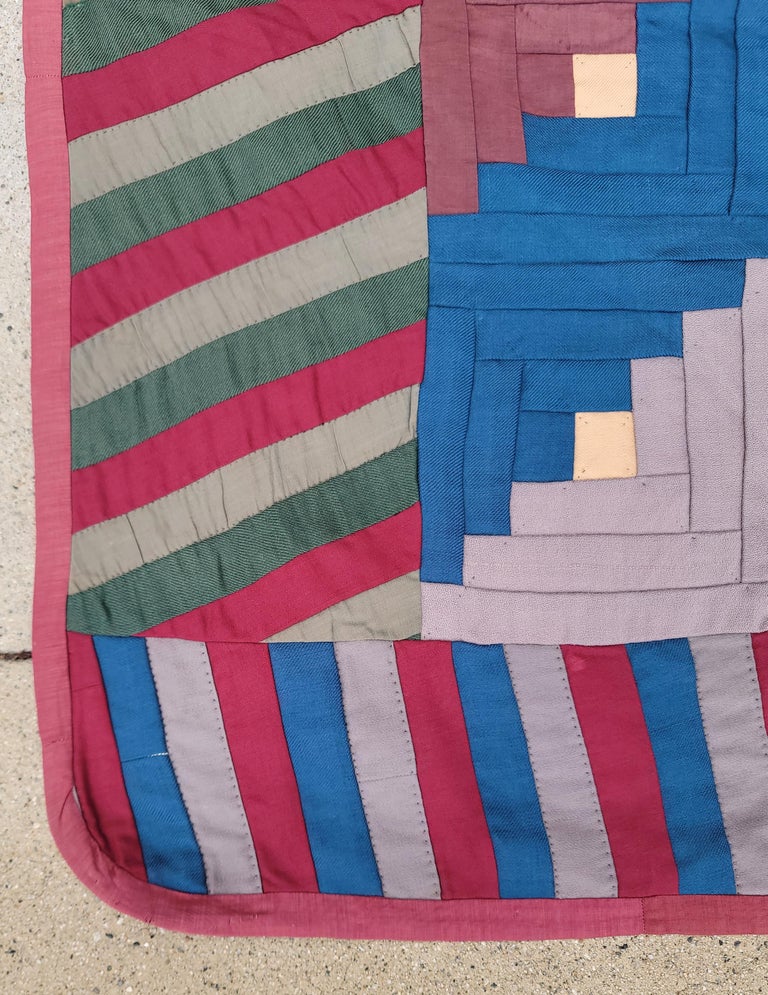 19thc Wool Log Cabin from Pennsylvania For Sale at 1stDibs