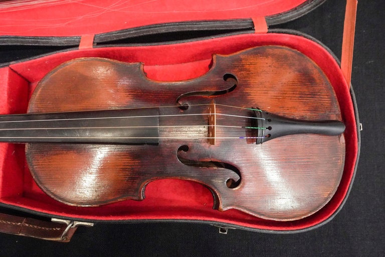 19th Century Carlo Bergonzi Luthier Style Violin, with Label, circa ...