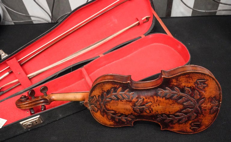 19th Century Carlo Bergonzi Luthier Style Violin, with Label, circa ...