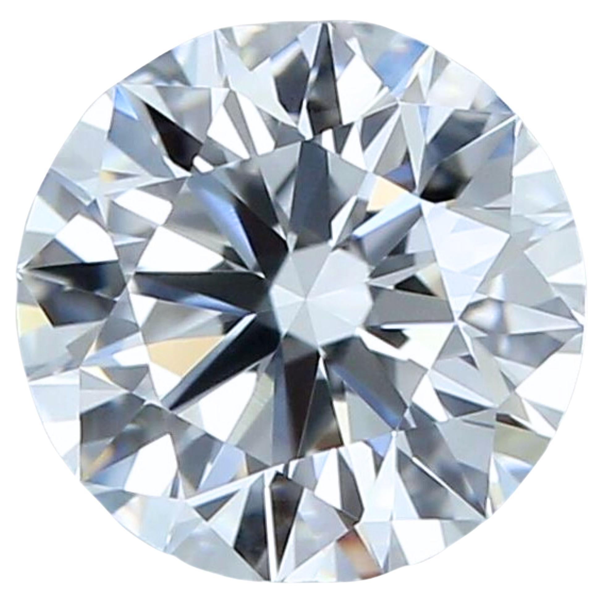 1pc Glamorous Natural cut Round diamond in a .61 carat For Sale at 1stDibs