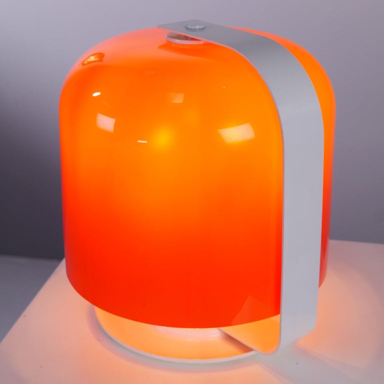 1st Edition Orange Alvise Lamp by Luigi Massoni for Harvey Guzzini ...