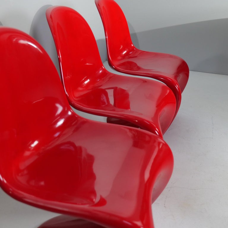 1st Edition Vintage Panton Chairs, Vitra Herman Miller Collection, 1960 ...