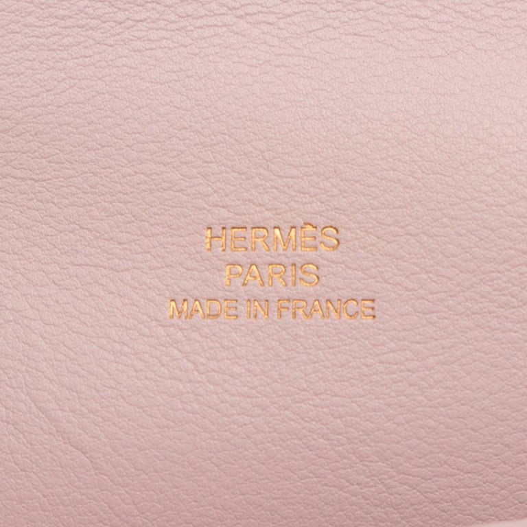 1stdibs Exclusive Hermès Kelly Pochette Rose Dragee Swift Leather Gold ...