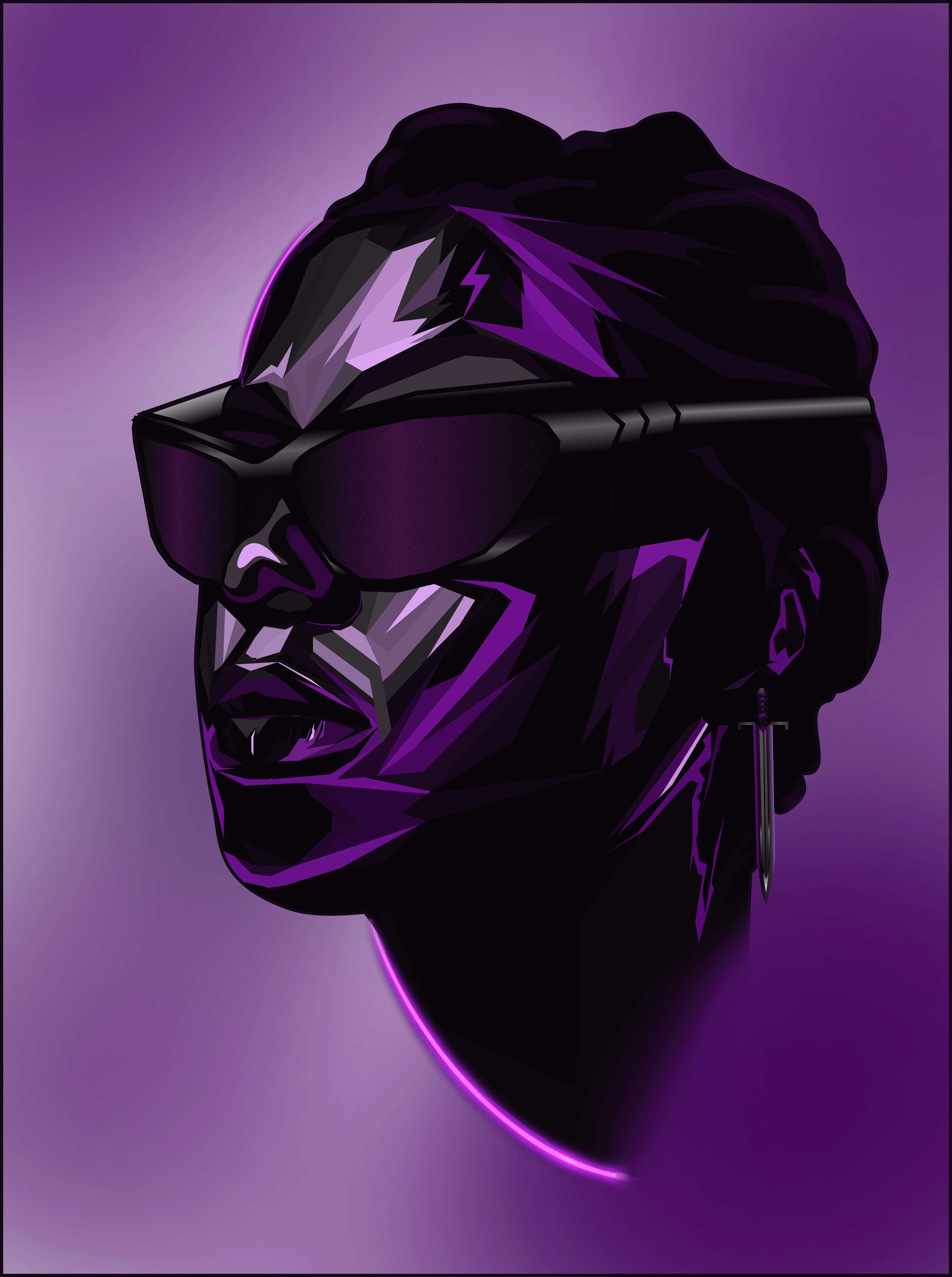 Blvck Lighting by Jpearl king | NFT Art | 1stDibs