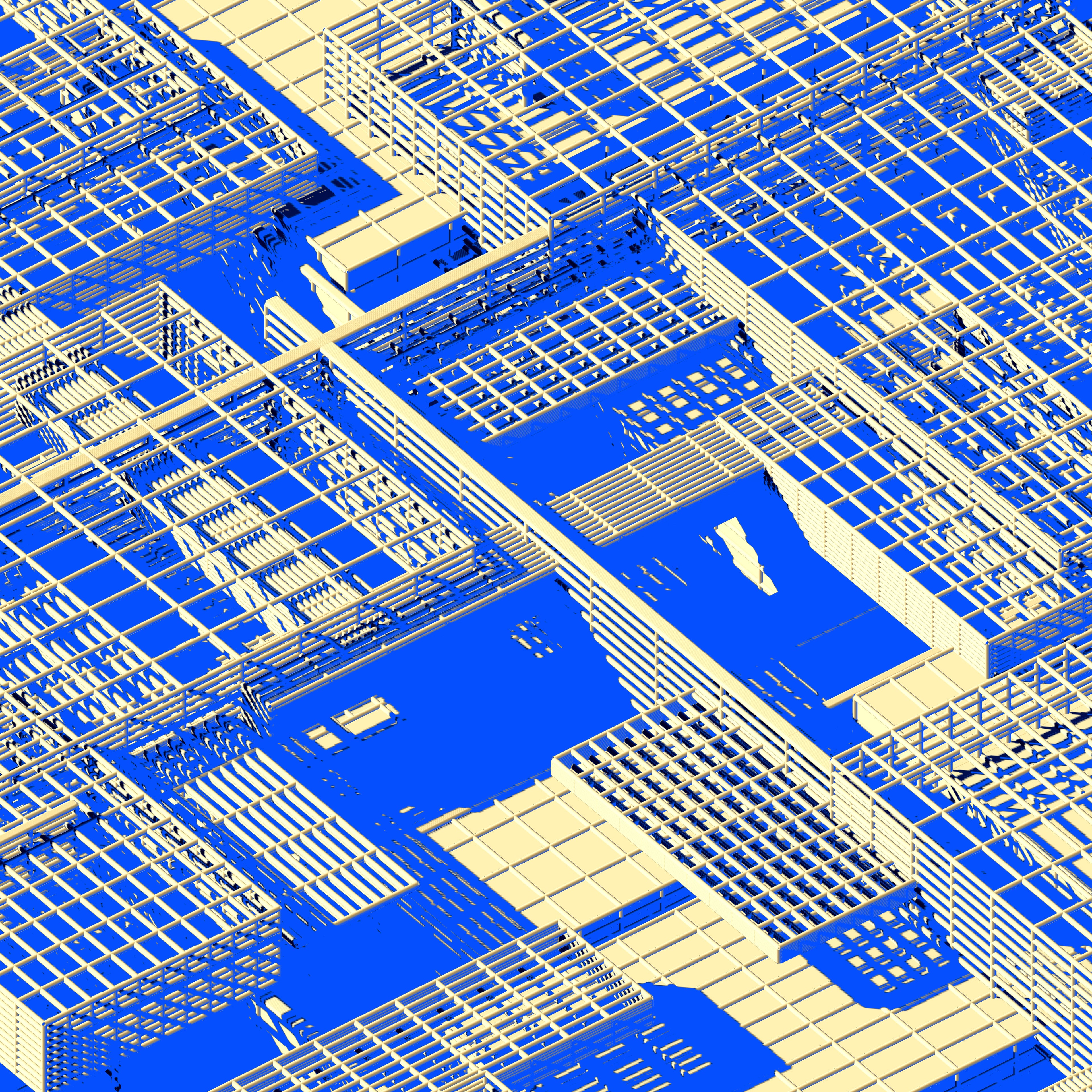 Wireframe City #002 by Indie Art | NFT Art | 1stDibs