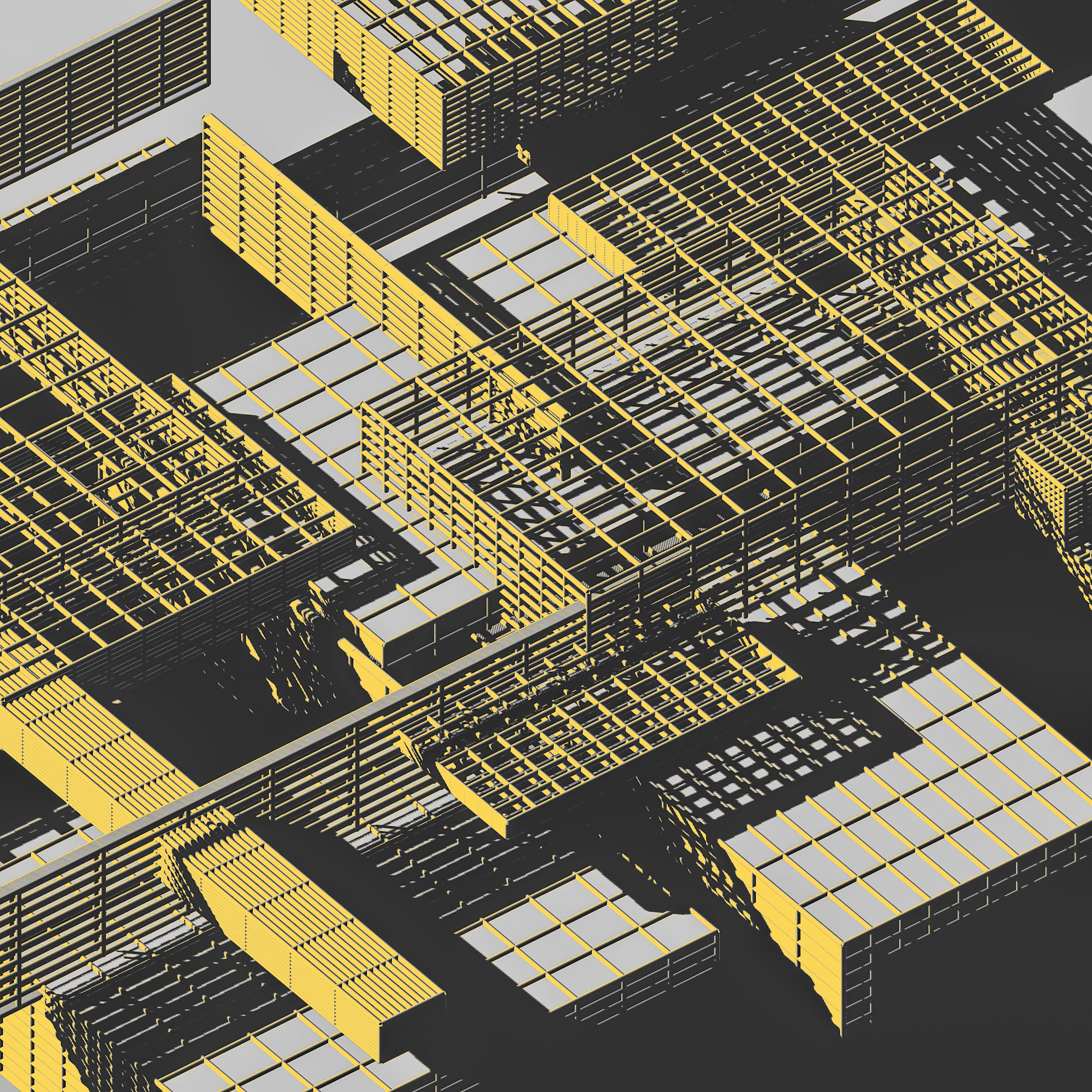 Wireframe City #001 by Indie Art | NFT Art | 1stDibs