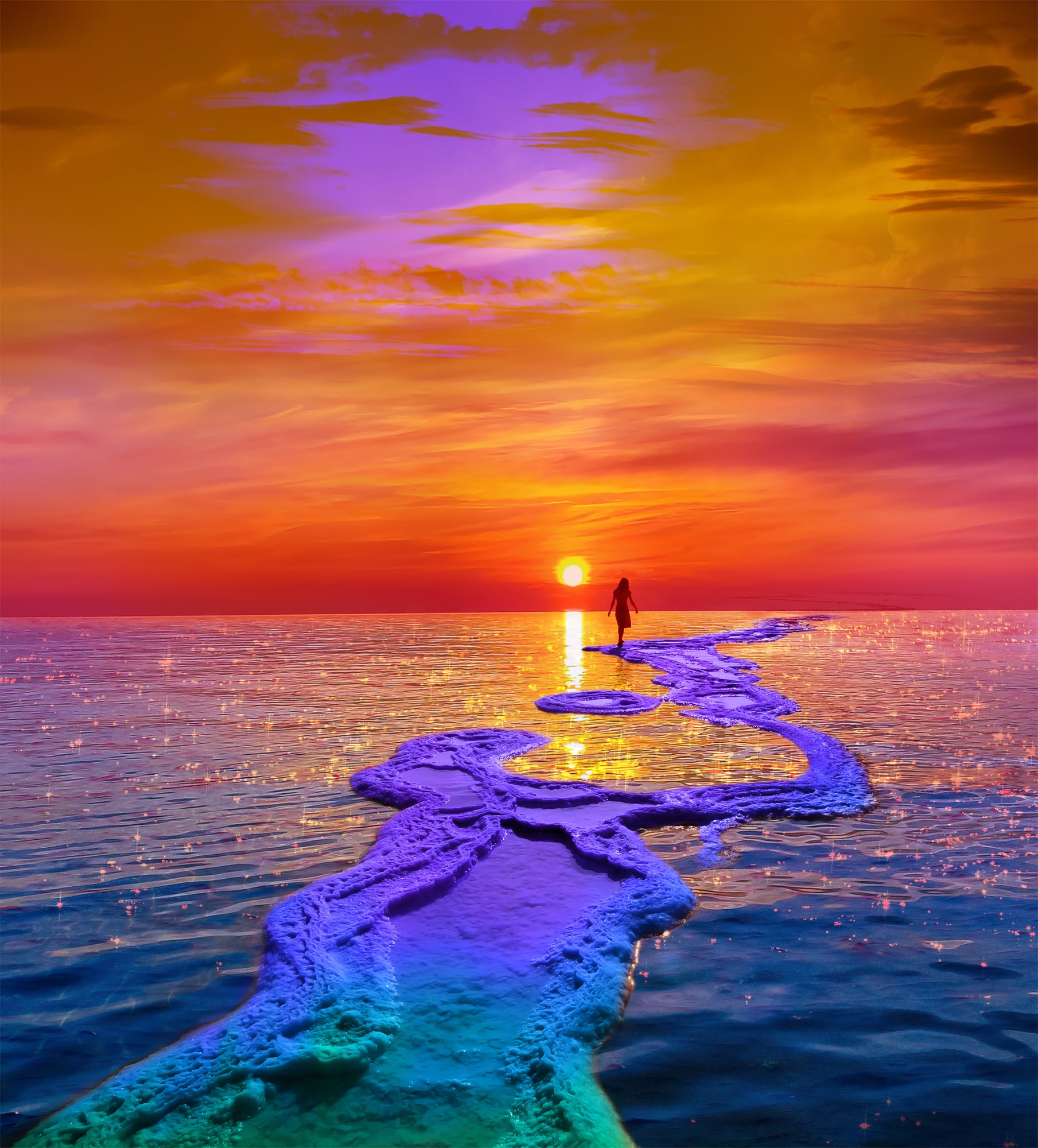 Sunset Dream by Edurne Andoño | NFT Art | 1stDibs