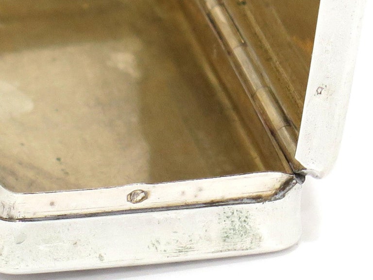 2 7/8 in - 950 Silver Antique French c. 1880 Rococo Style Snuff Box For ...