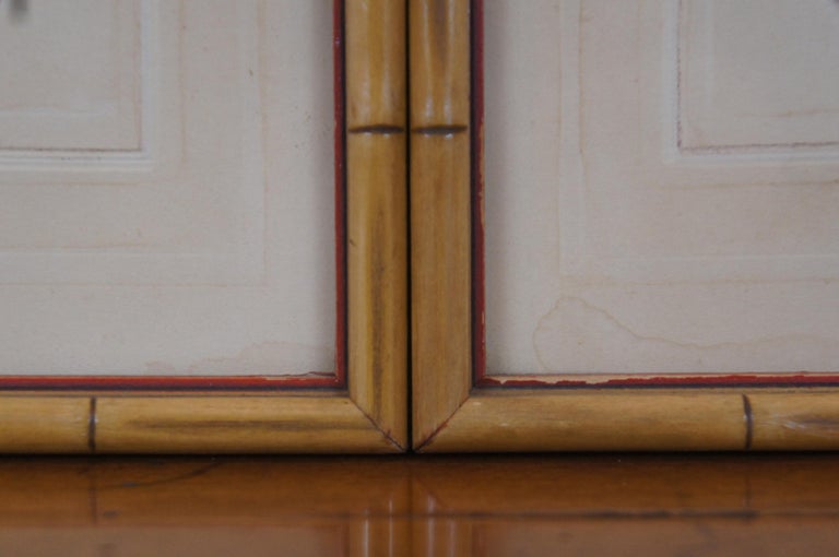 2 Antique Chinese Qing Dynasty Silk Court Rank Military Duck Buzi ...