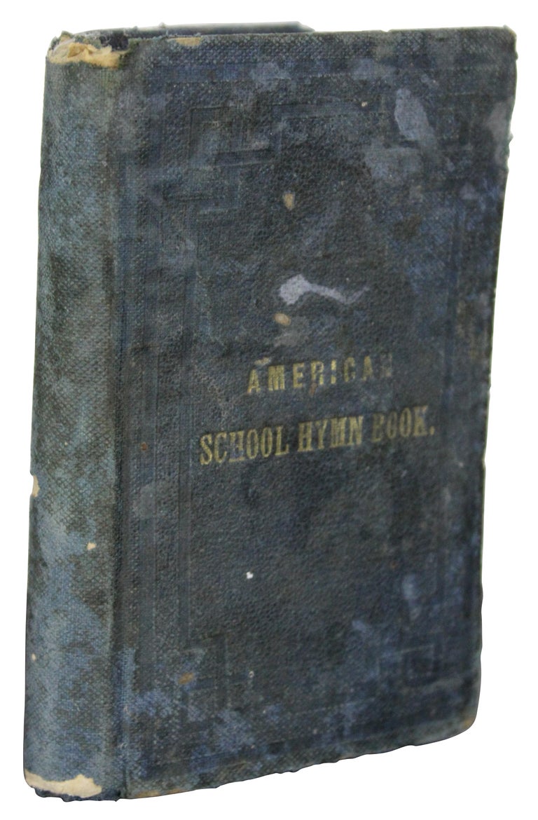2 Antique Miniature Leather Methodist Hymnal and American School Hymn ...