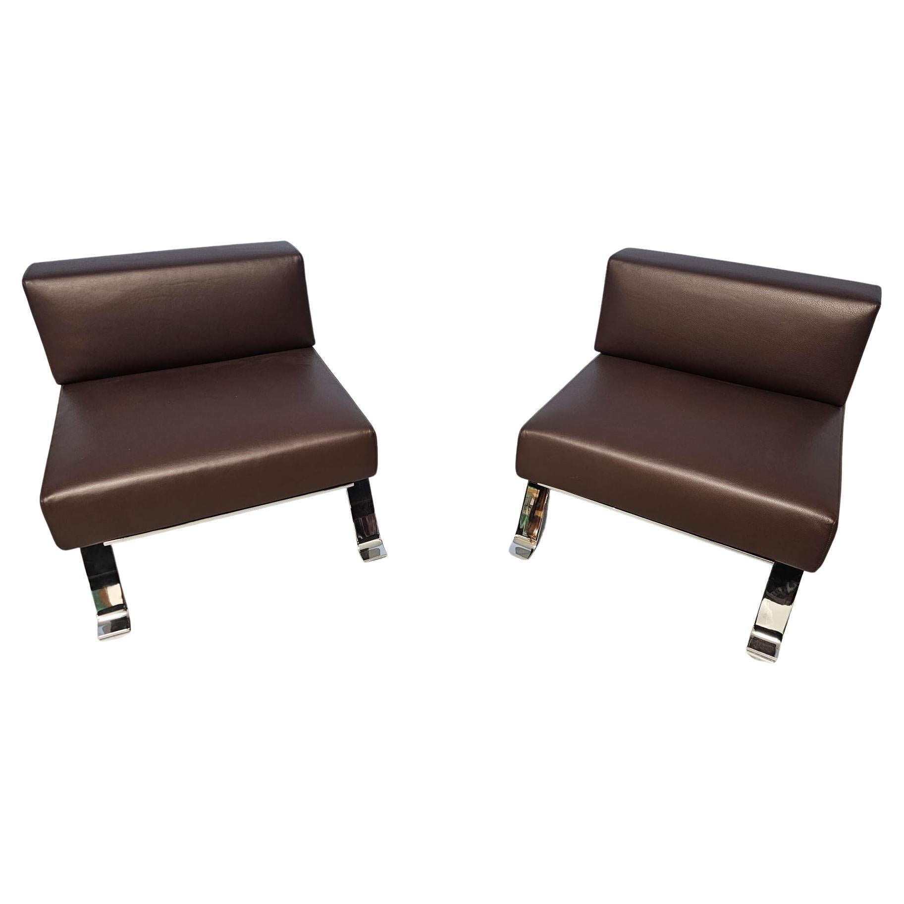 2 Armchairs 512 "Ombra" model, designed by Charlotte Perriand at 1stDibs