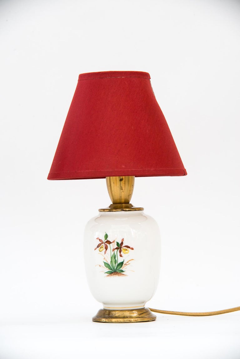 2 Augarten Table Lamps, Vienna, circa 1960s For Sale at 1stDibs