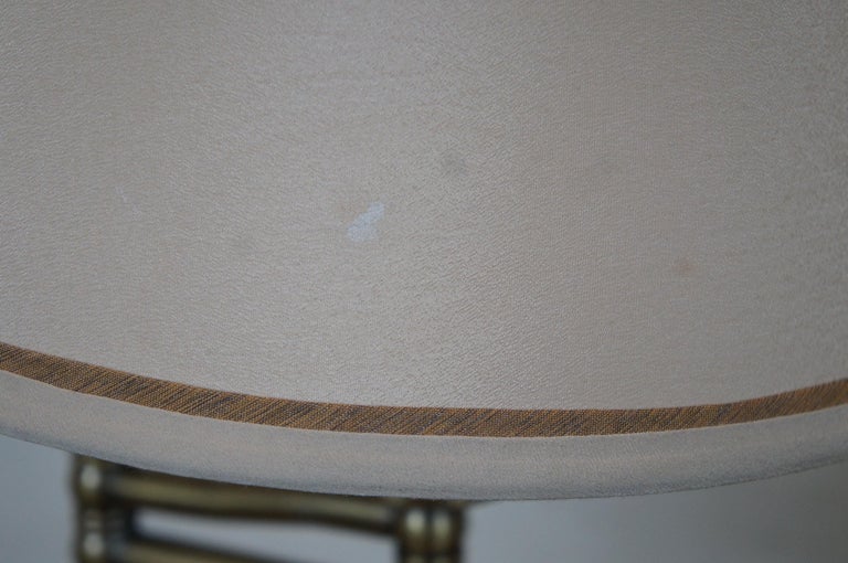 2 Brass Swing Swivel Arm Reading Library Lamps Imported by Fred Meyer ...