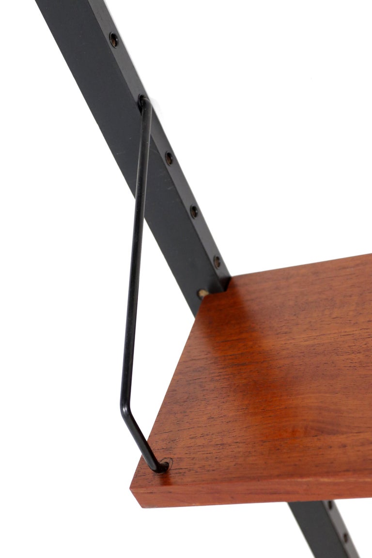 2 Cabinet Poul Cadovius Modular Floating Wall System in Teak, Denmark ...