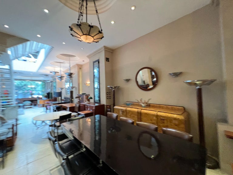 2 Chandeliers in Alabaster, Style: Jugendstil, Art Nouveau, Liberty ...