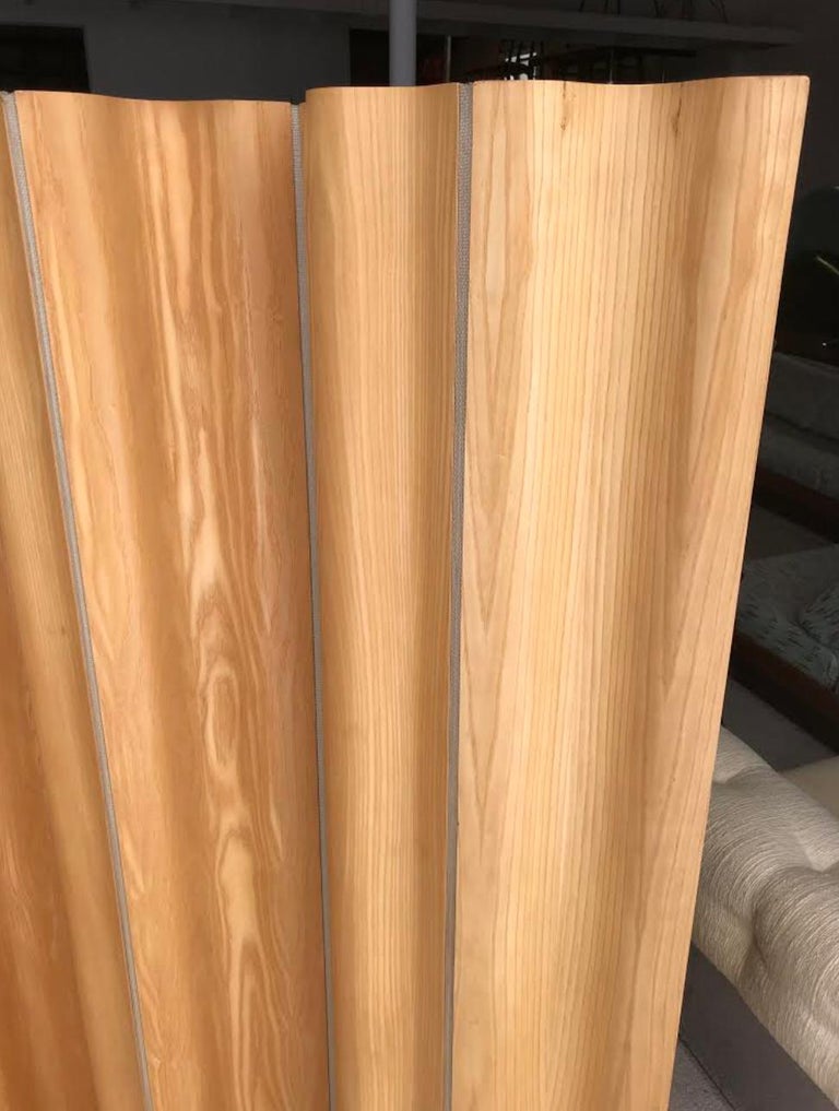2 Eames Herman Miller Ash FSW-6 Panel Screen Room Divider at 1stDibs