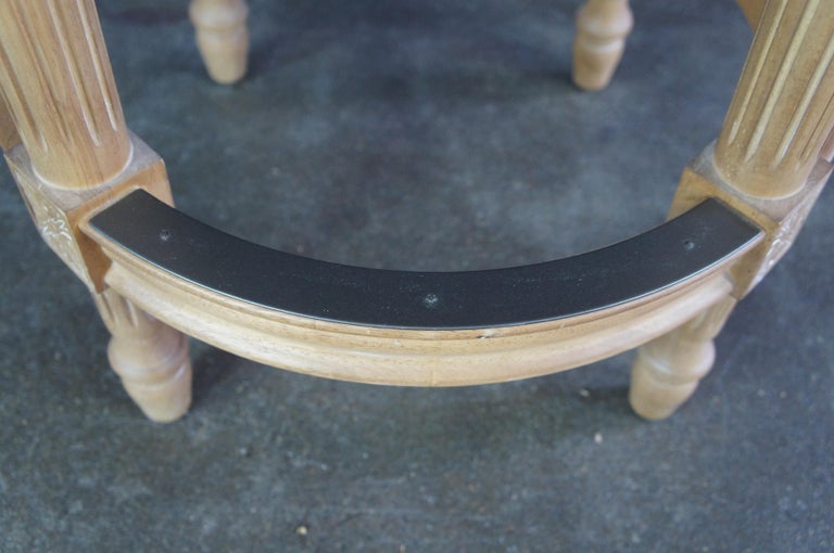 2 Frontgate Chapman Backless Swivel Bar and Counter Stools Leather ...