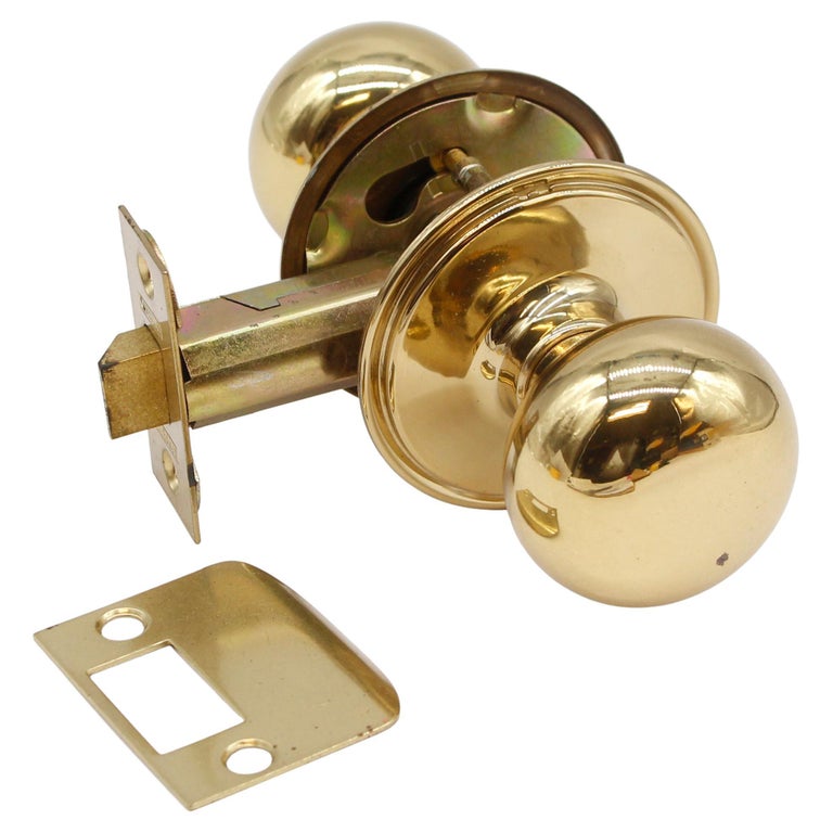 2 Line Round Passage Interior Door Knob Set Quantity Available by ...