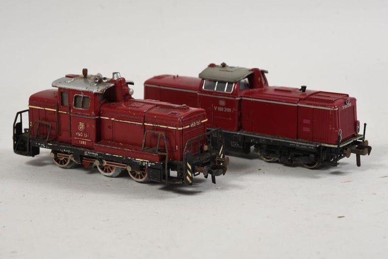 2 Locomotives Fleischmann, Modélisme Ferroviaire, Échelle H0 ...