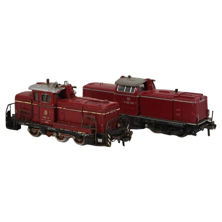 2 Locomotives Fleischmann, Modélisme Ferroviaire, Échelle H0 ...
