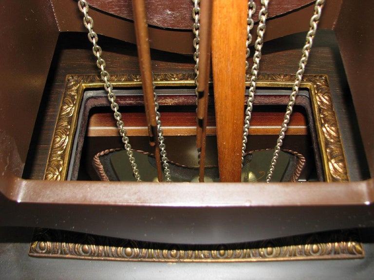 High Boulle Clock on a Column Kienzle Movement, Second Half of the 20th ...