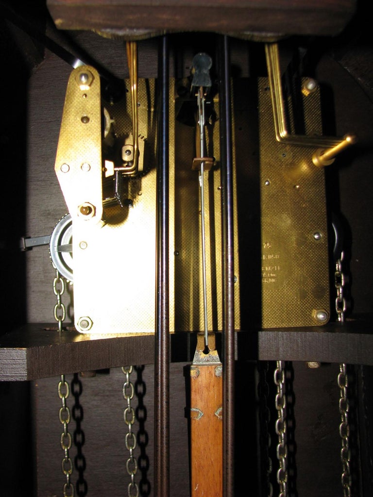 High Boulle Clock on a Column Kienzle Movement, Second Half of the 20th ...