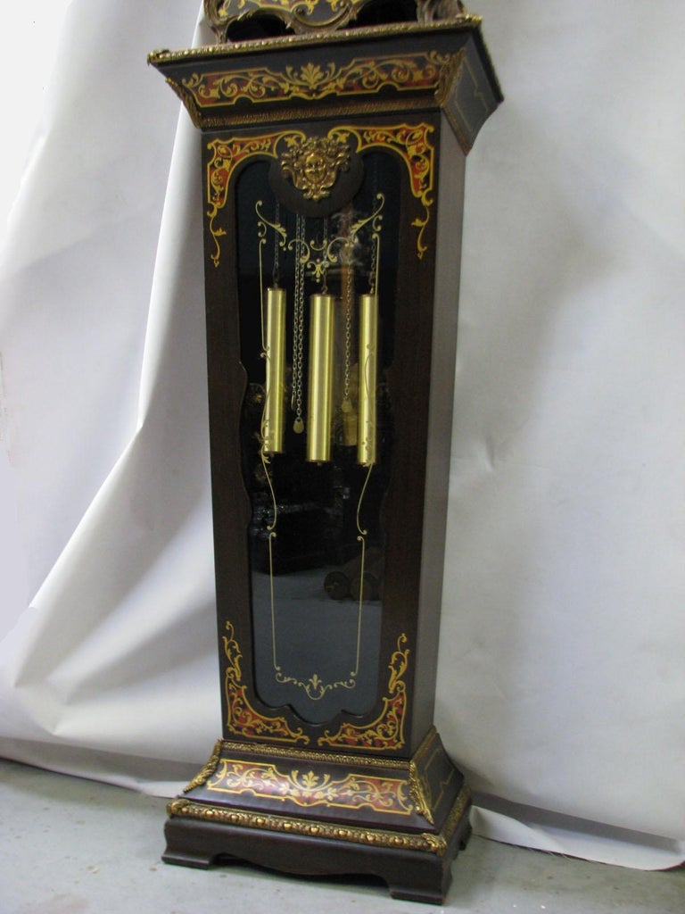 High Boulle Clock on a Column Kienzle Movement, Second Half of the 20th ...