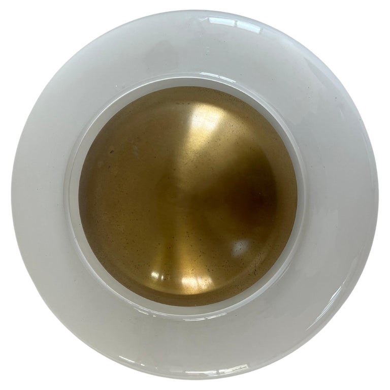 2 Mid-Century Modern Flush Mounts or Sconces by Valenti, Italy, circa ...