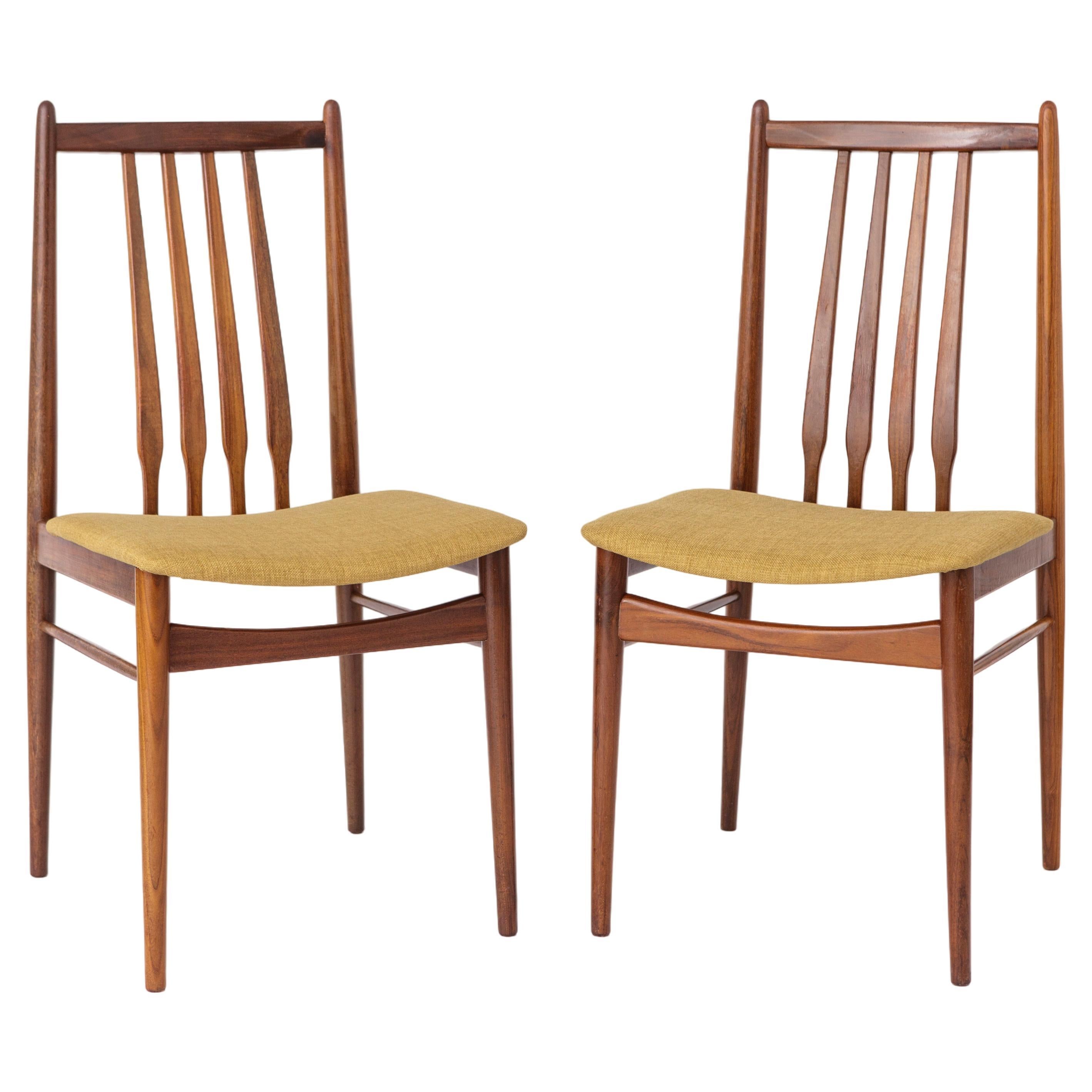 2 of 4 Scandinavian Chairs 1960s Vintage For Sale at 1stDibs