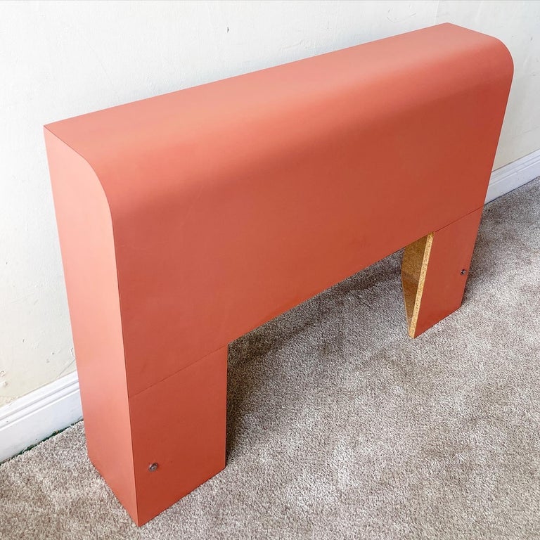 2 Pieces of Postmodern Dark Pink Laminate Twin Headboards For Sale at ...