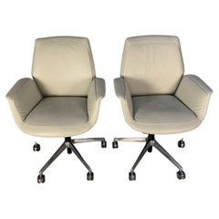 Poltrona Frau "Ravello" Armchair - In Orange "Pelle Frau" Leather For ...