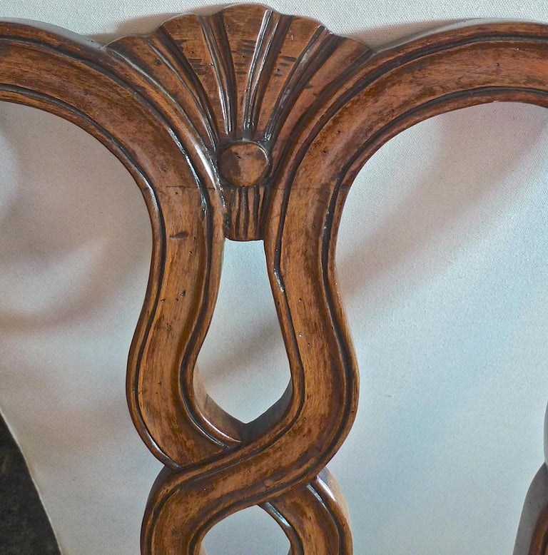 Reproduction French Louis XVI Style Bar Stool with Rush Seat and High ...