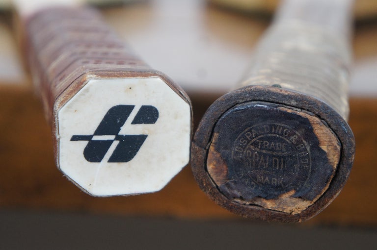 2 Retro Wood Tennis Badmitton Game Sport Racket Mirrors Goodwin ...